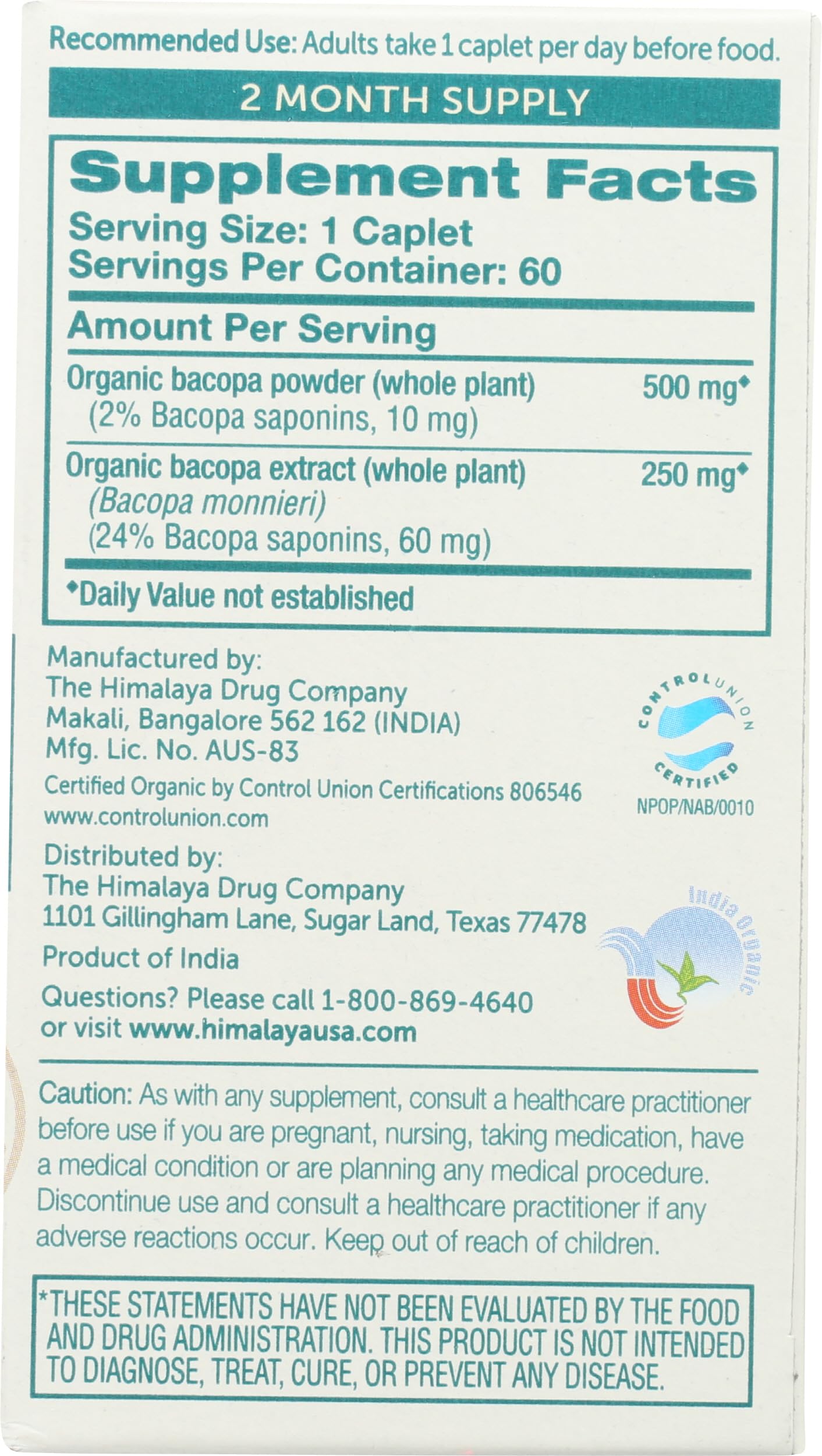 Daily wellness with Himalaya Bacopa