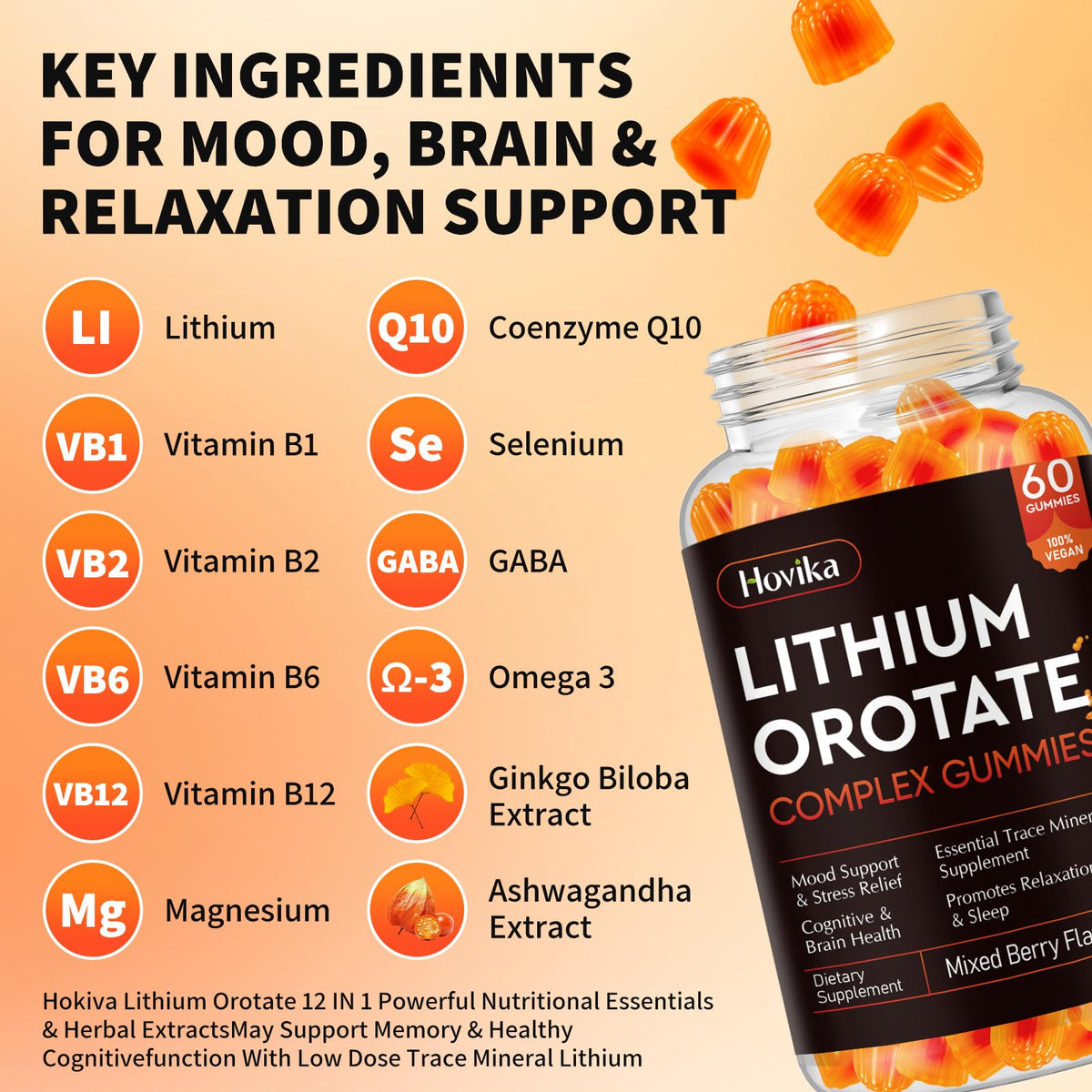 Daily wellness with Lithium Orotate gummies