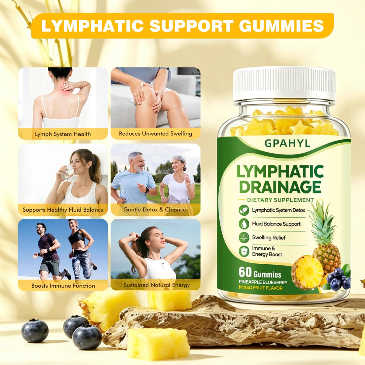 Daily wellness with lymph gummies