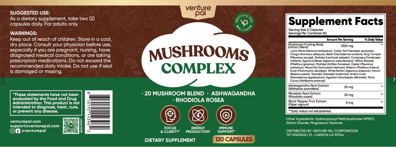 Daily wellness with mushroom nutrition