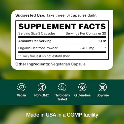 daily wellness with organic beet supplements