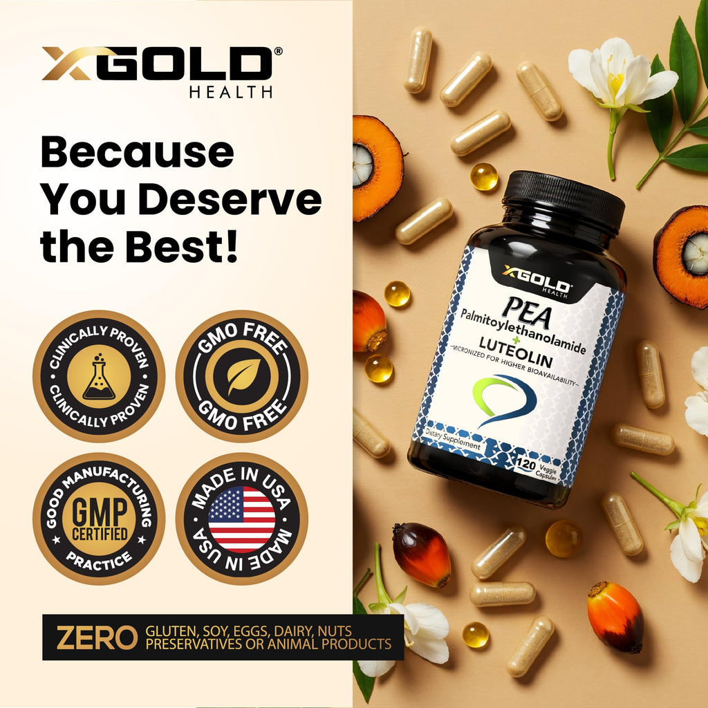 Daily wellness with PEA and luteolin
