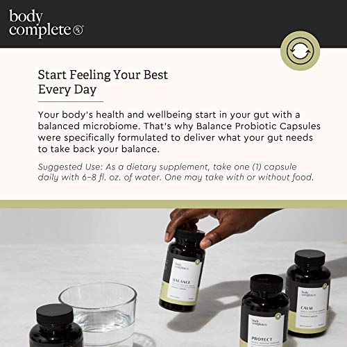 Daily wellness with probiotic capsules