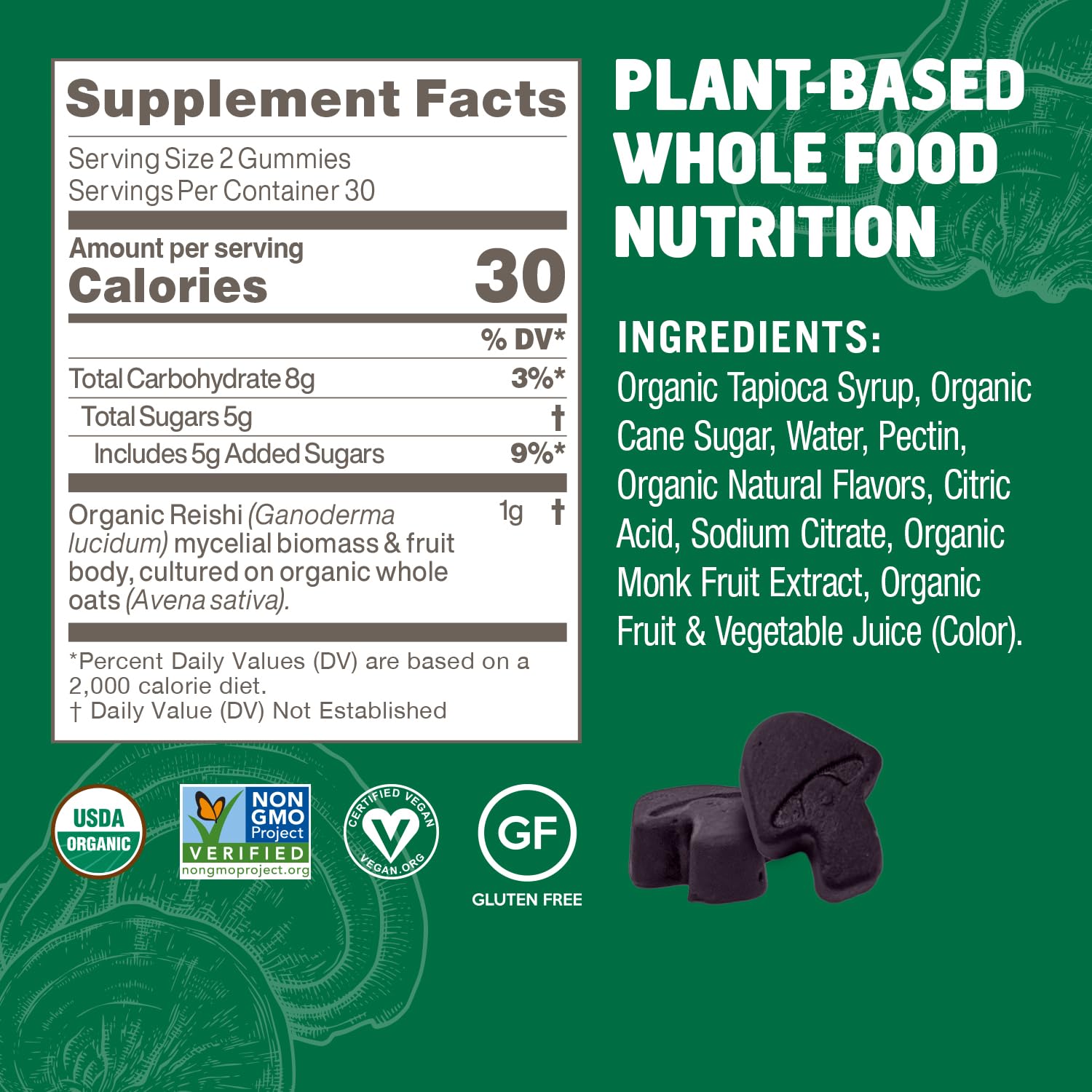 daily wellness with reishi extract