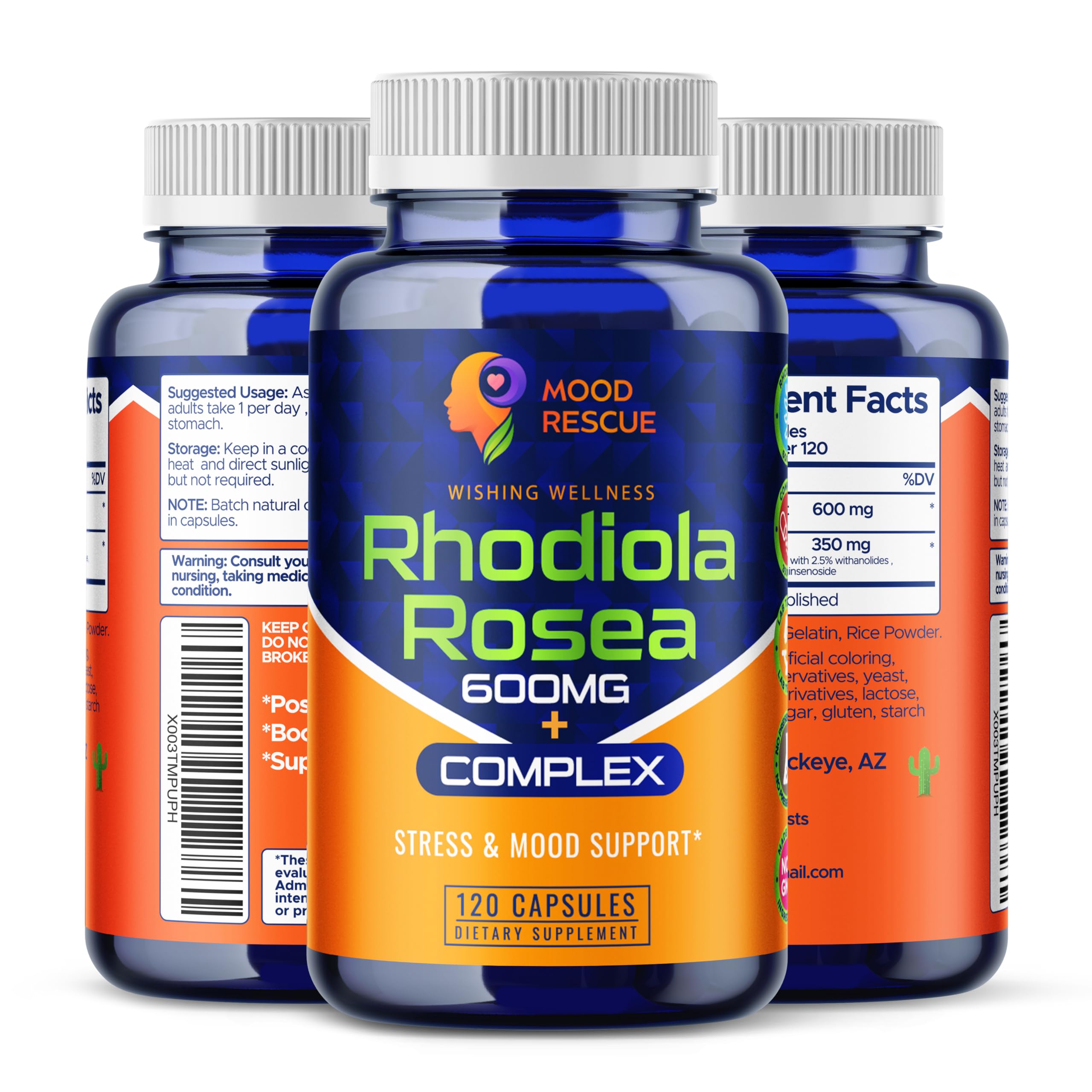 Daily wellness with Rhodiola and ginseng