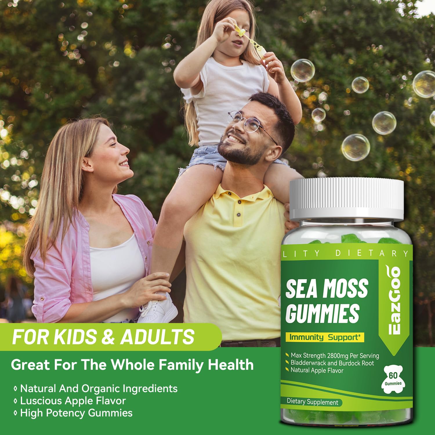 daily wellness with sea moss gummies
