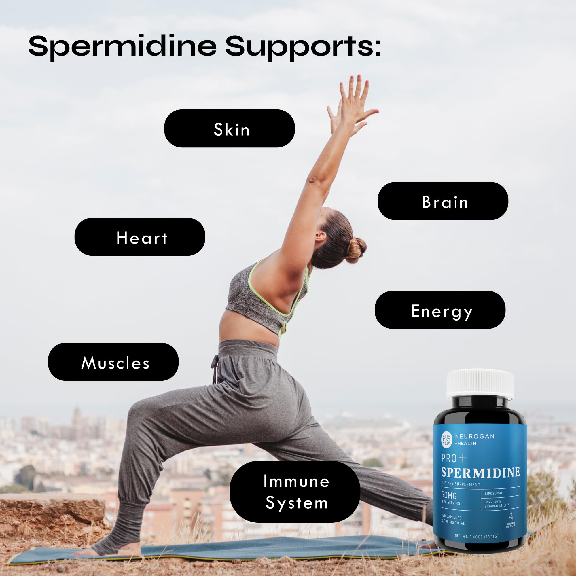 daily wellness with spermidine capsules