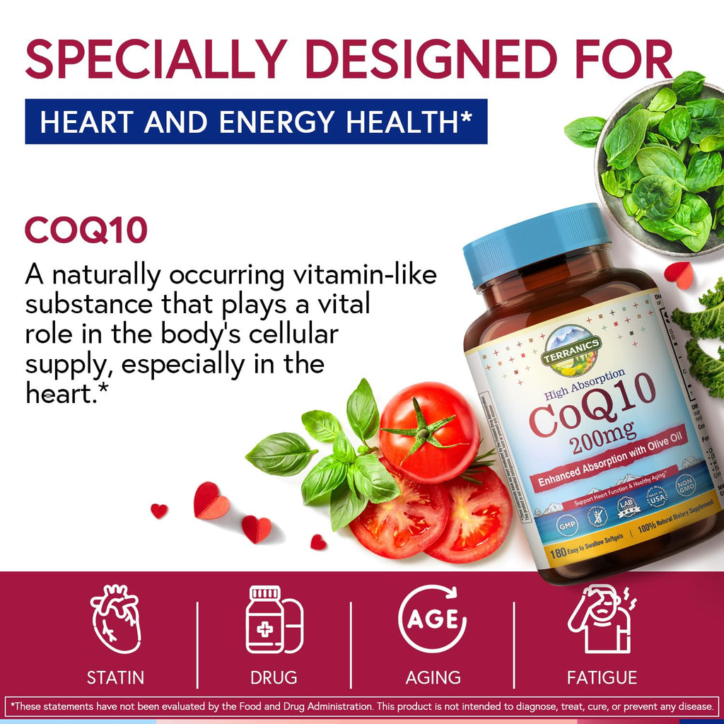 Daily wellness with Terranics CoQ10