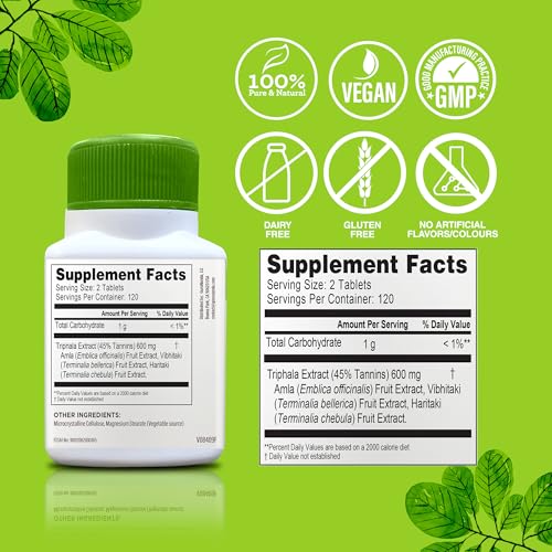 Daily wellness with triphala tablets