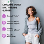 Daily women's multivitamin gummy supplement