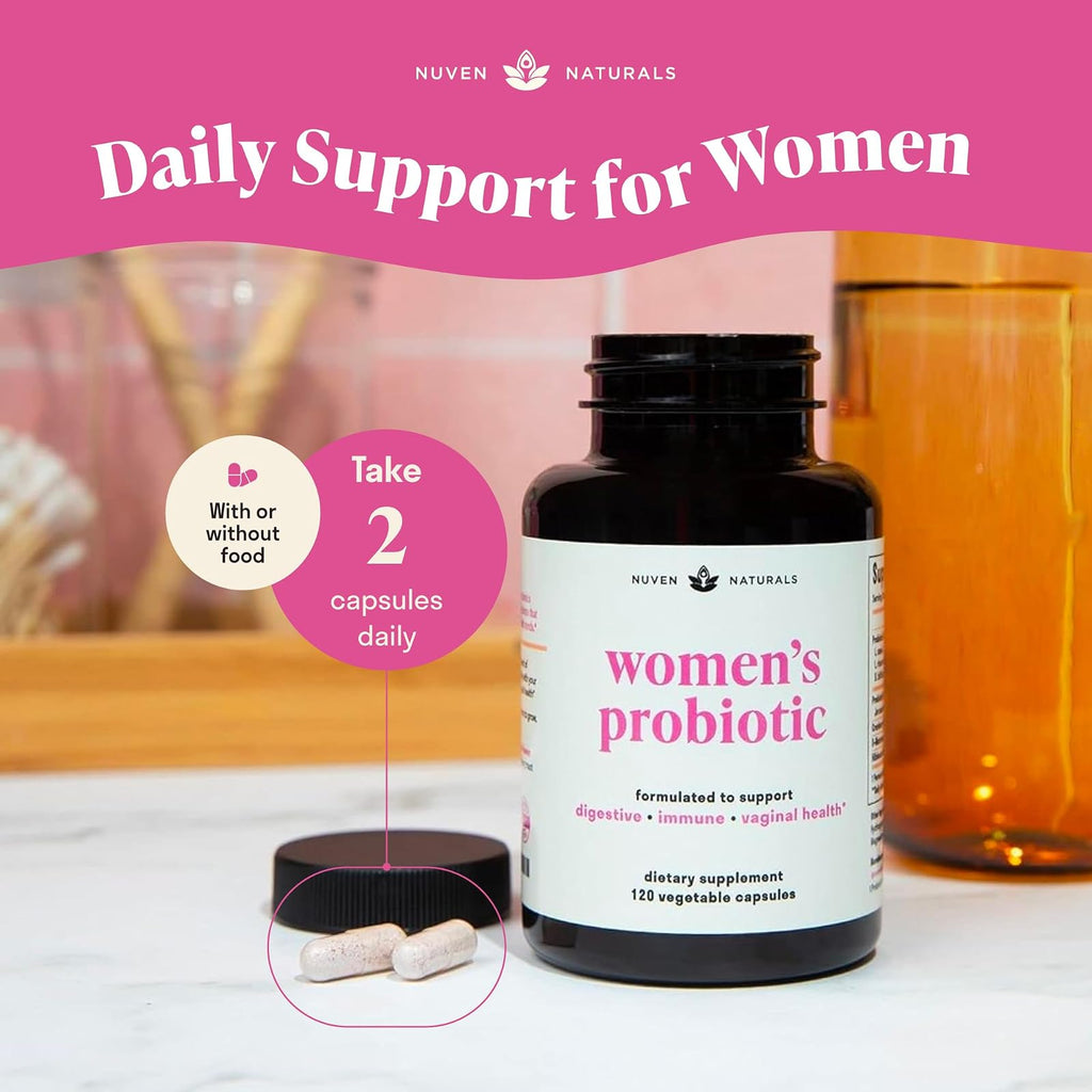 daily women's probiotic supplement capsules