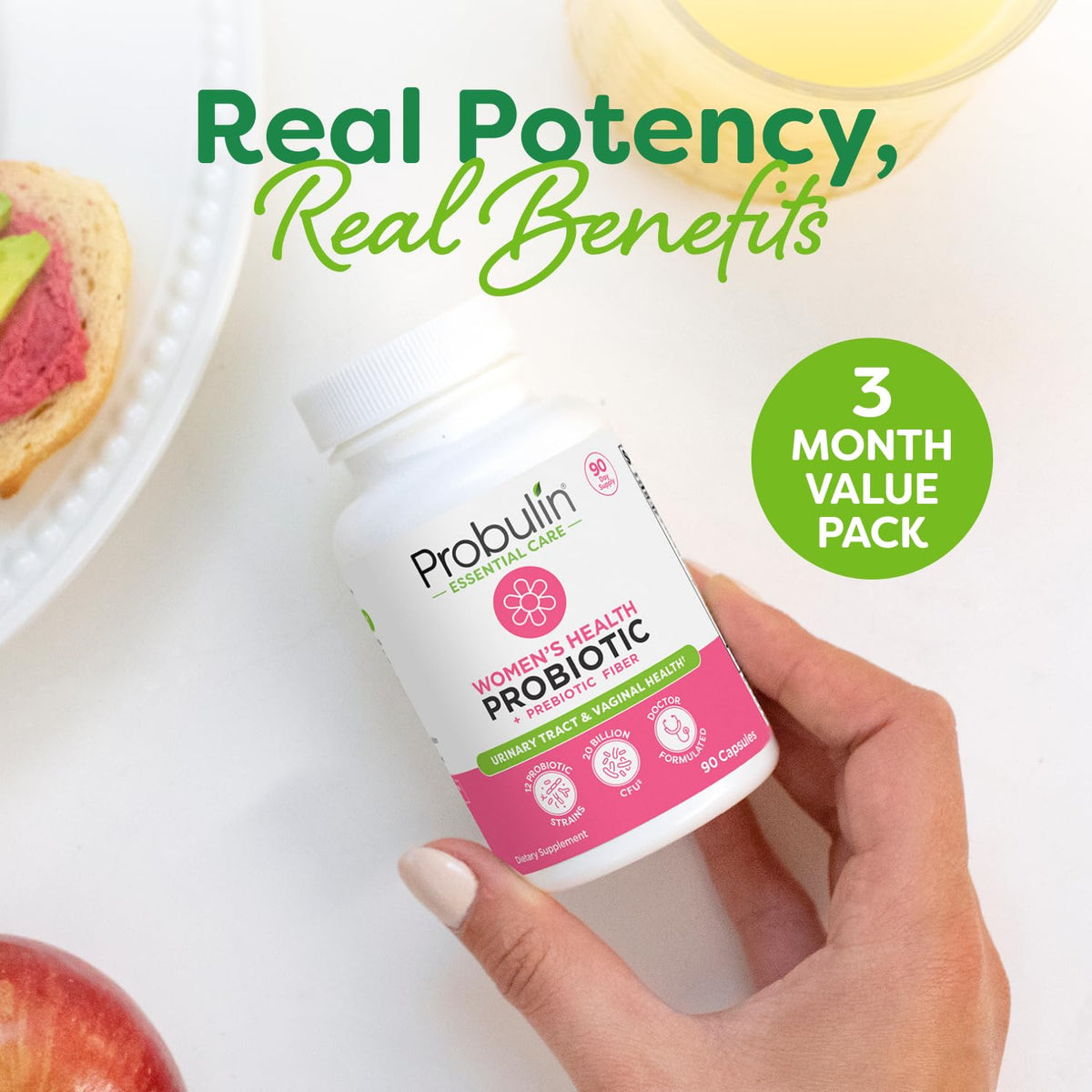 Daily women's probiotic supplement