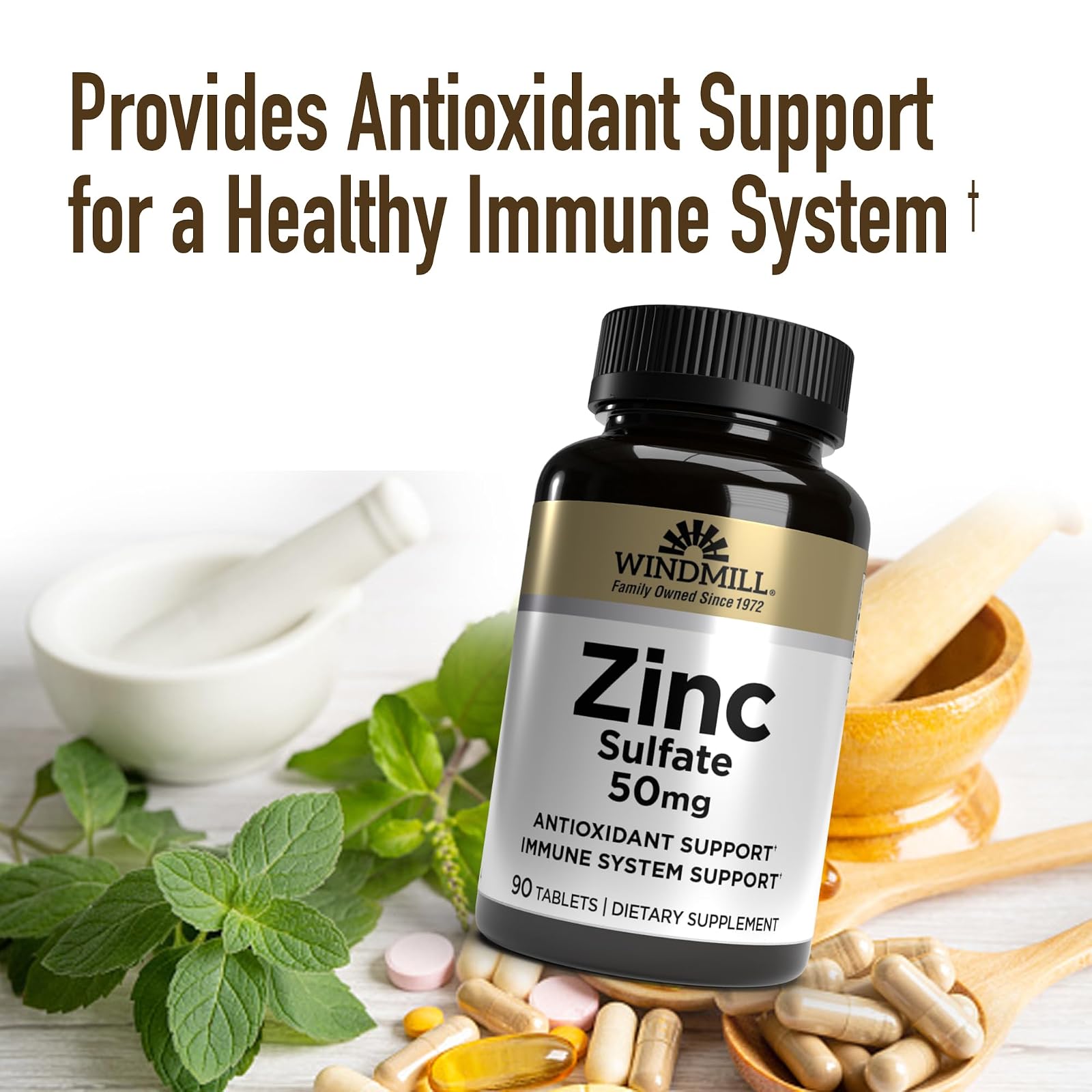 daily zinc intake for immune support