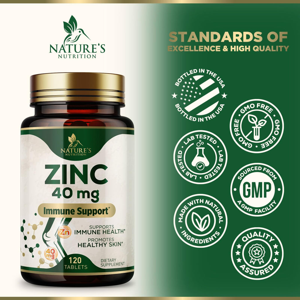 Daily Zinc support for overall wellness