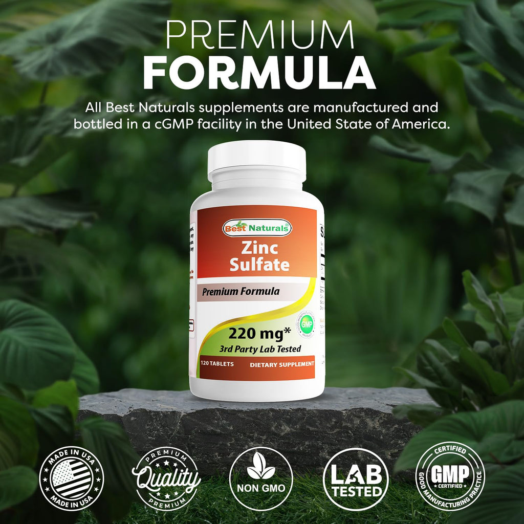 Daily zinc tablets for wellness
