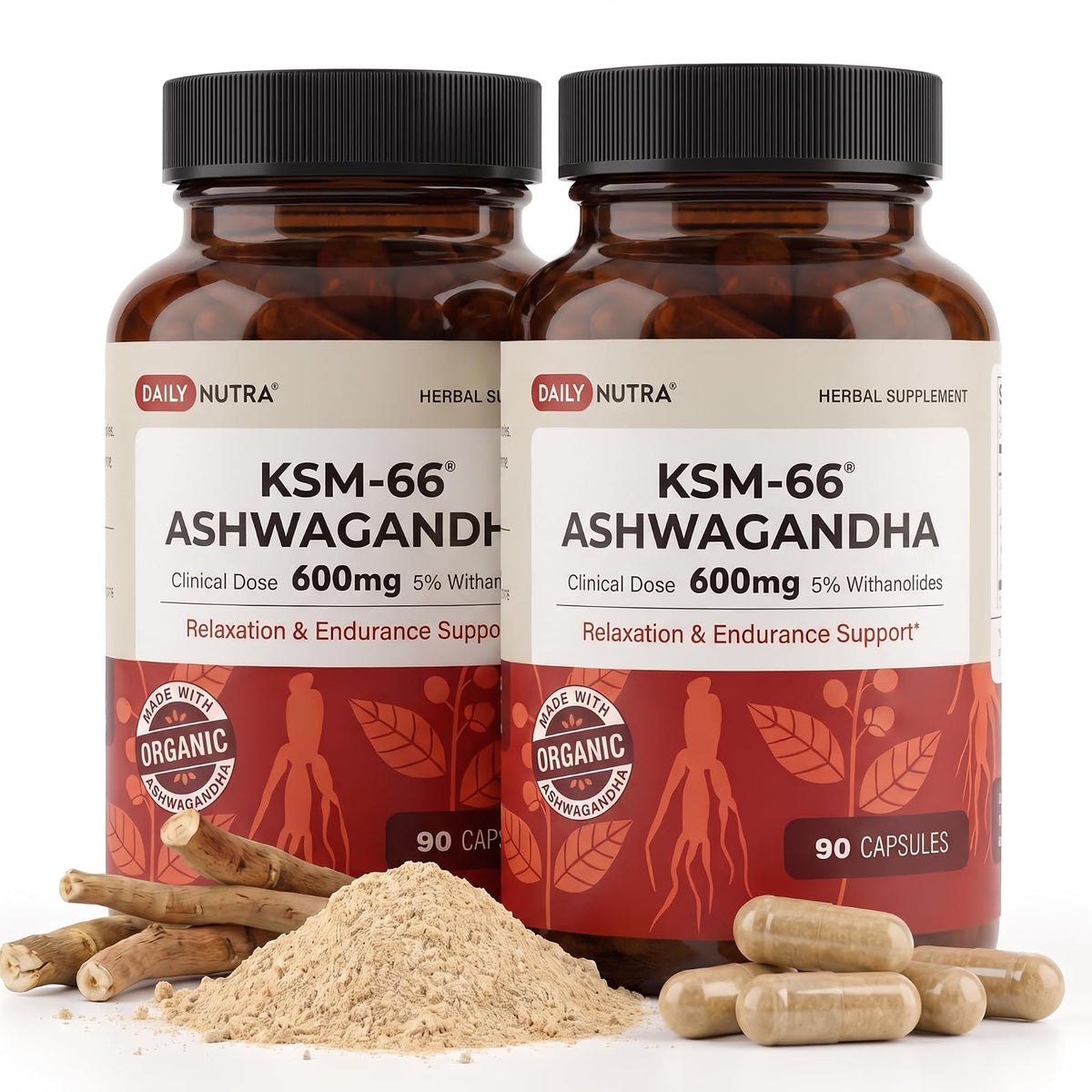 DailyNutra Ashwagandha 600 mg capsules
