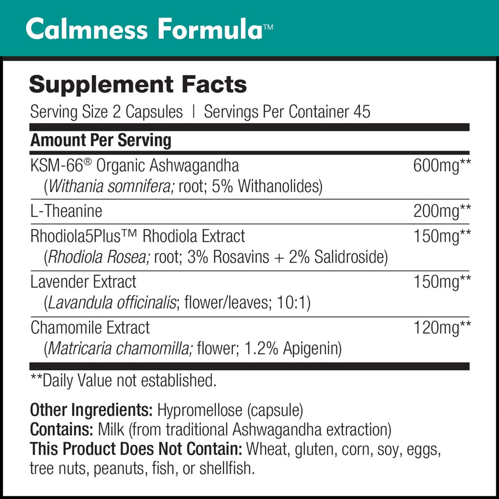 DailyNutra Calmness Formula 3-pack value