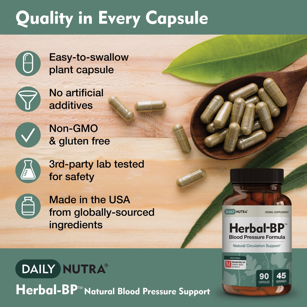 DailyNutra Herbal-BP with natural ingredients