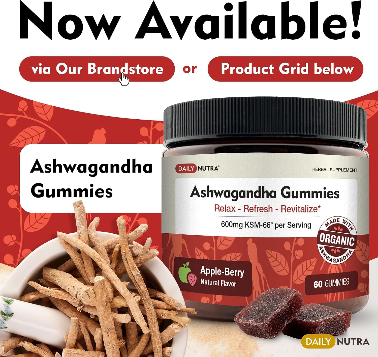 DailyNutra immune support with Ashwagandha