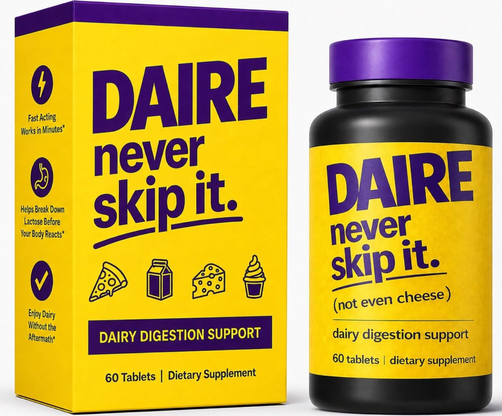 Daire lactase enzyme for lactose intolerance