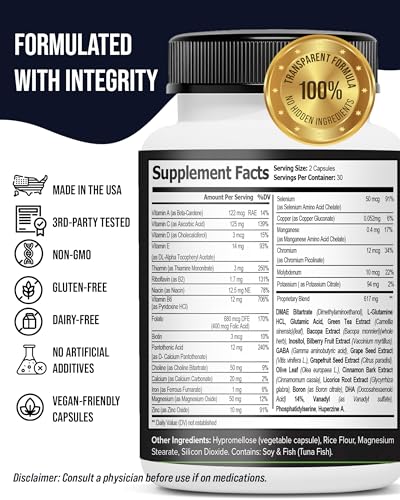 dairy and gluten-free brain health support