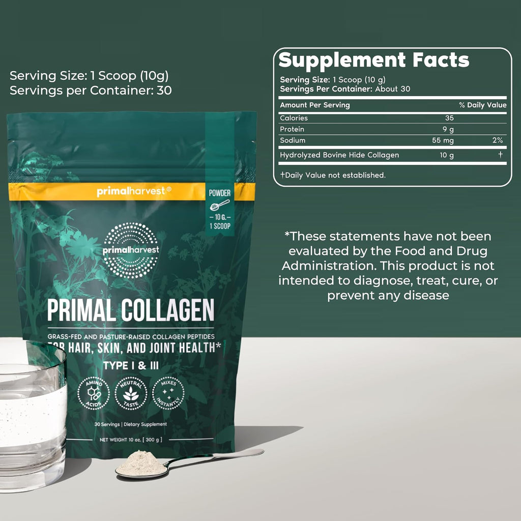 Dairy and gluten free collagen supplement