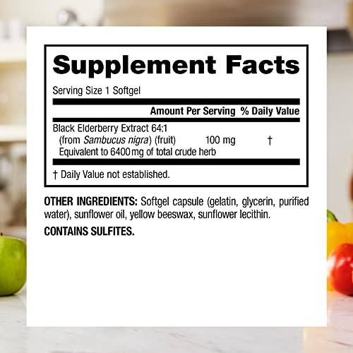 dairy-free elderberry softgels for daily use
