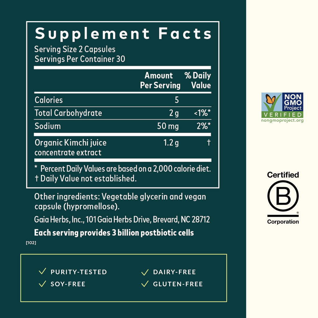 dairy free herbal supplement capsules
