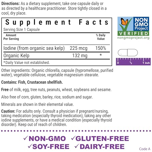 dairy-free iodine source for nutrition