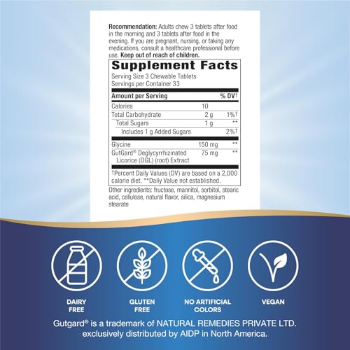dairy-free licorice root chewable tablets