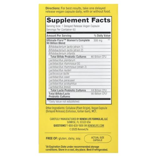 Dairy-free probiotic for vaginal health