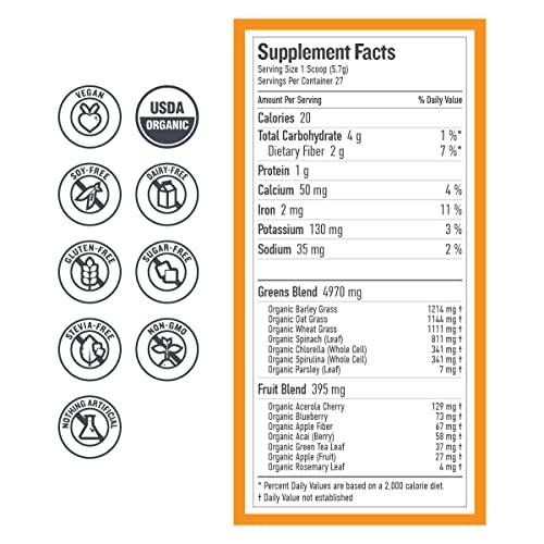 dairy-free spirulina health supplement