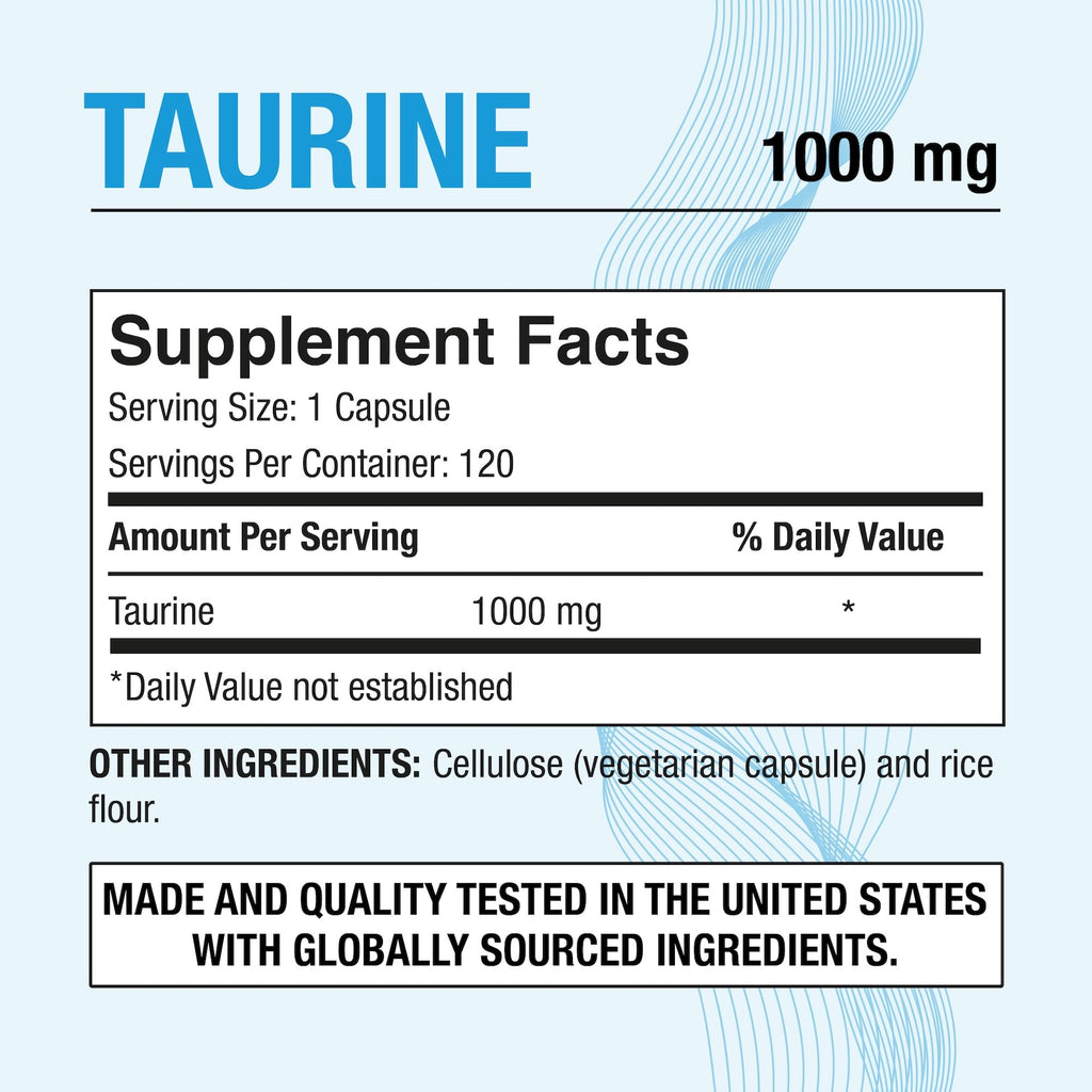 dairy-free taurine supplement