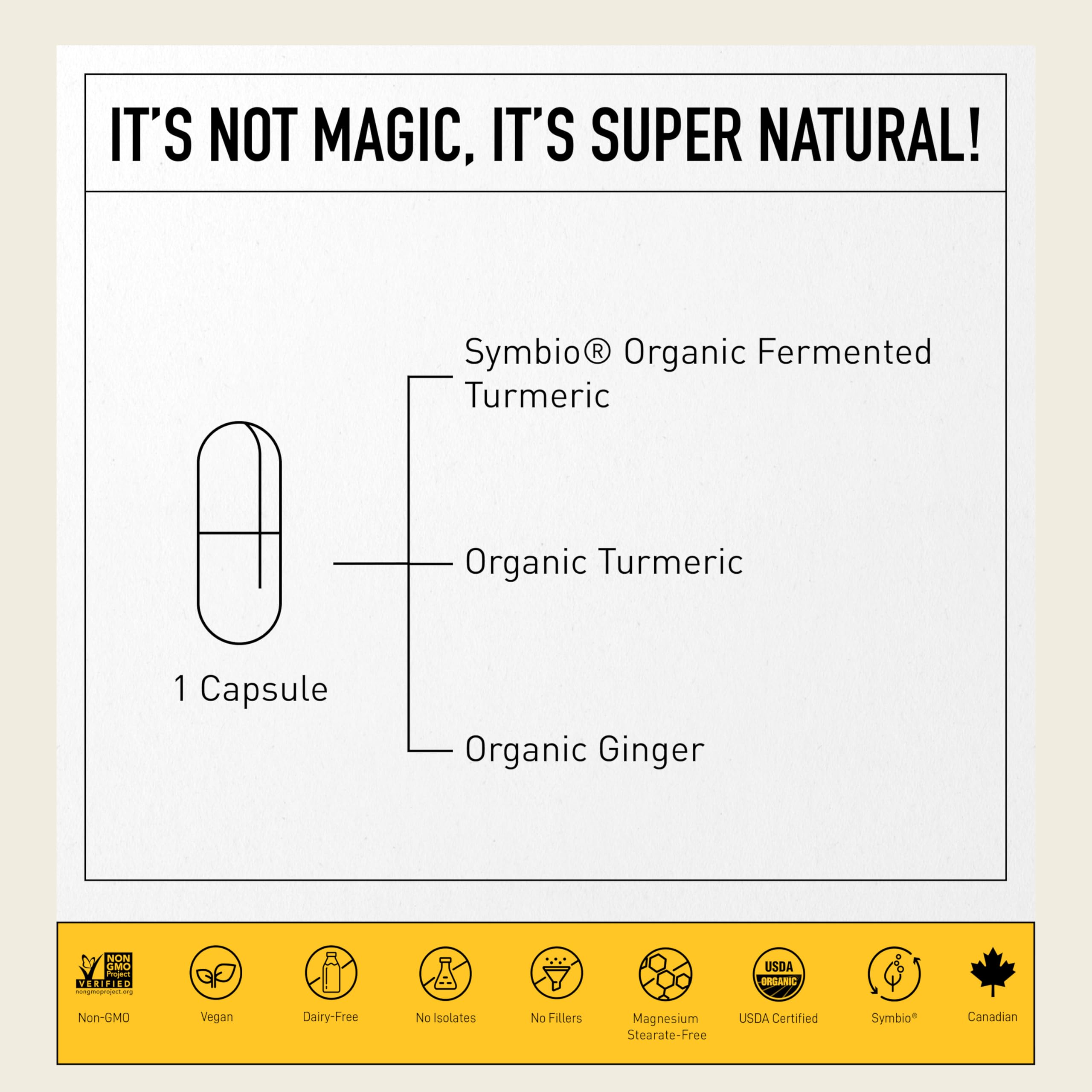 dairy-free turmeric supplement benefits