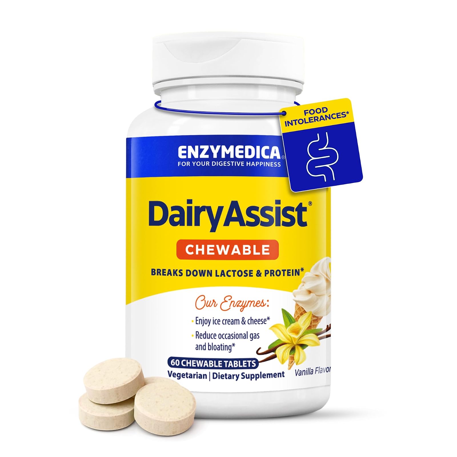 DairyAssist chewable digestive enzymes