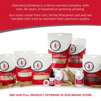 Dairyland ginseng roots for immune support