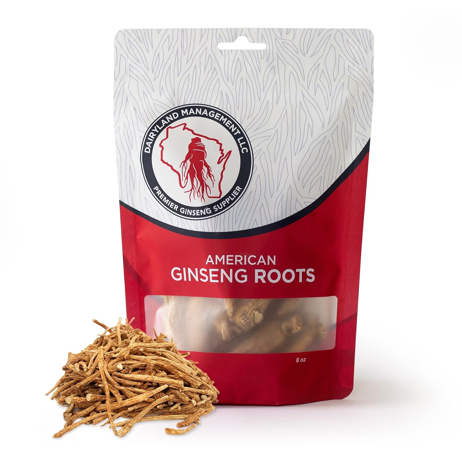 Dairyland ginseng roots for vitality