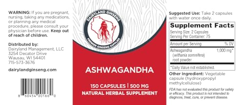 Dairyland Management ashwagandha for physical performance