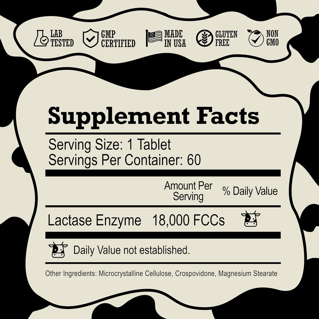 DairyPill enzymes for smooth digestion