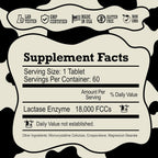 DairyPill enzymes for smooth digestion