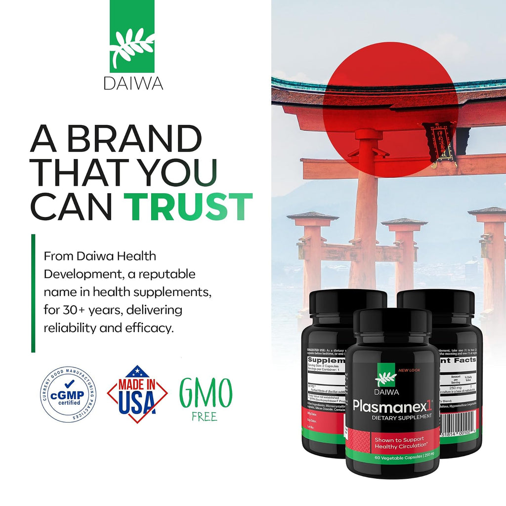 Daiwa Plasmanex1 vegan capsules benefits