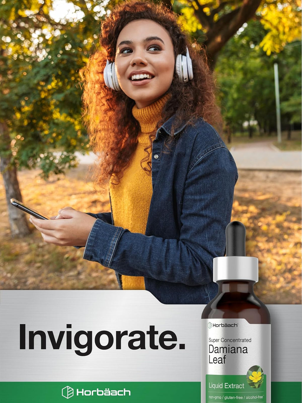 Damiana Leaf tincture for energy