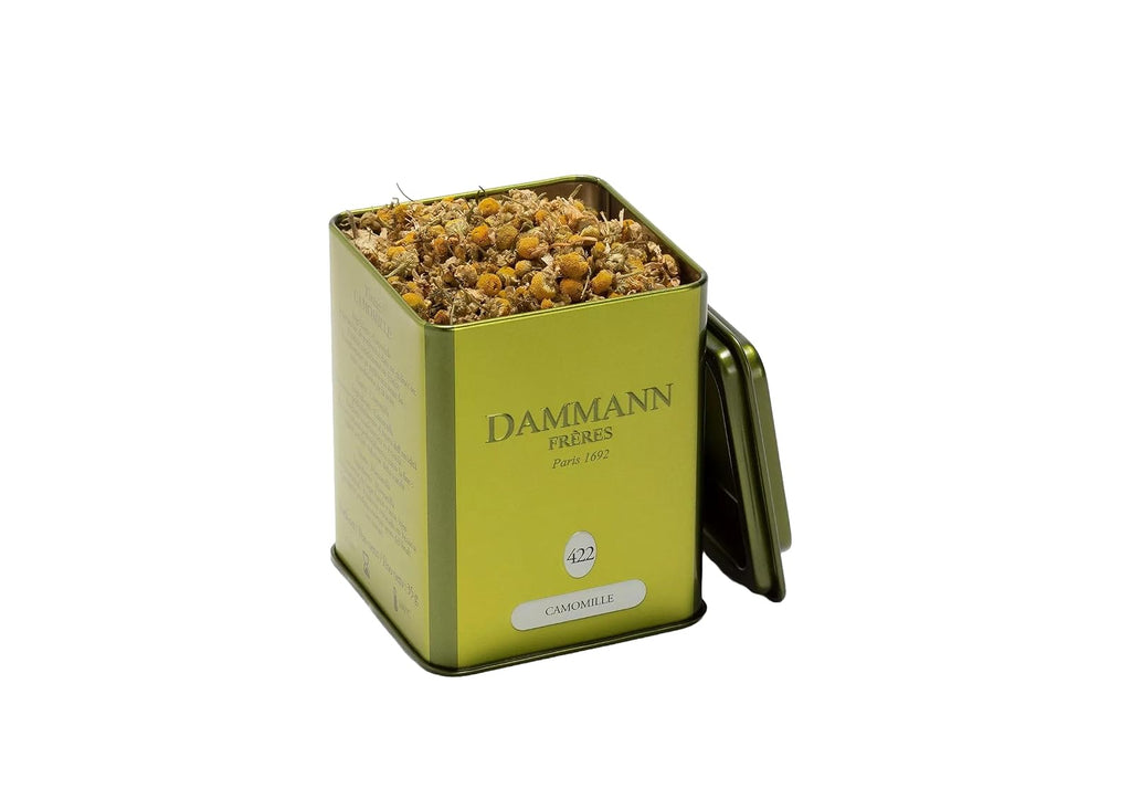 Dammann Freres chamomile herbal tea tin