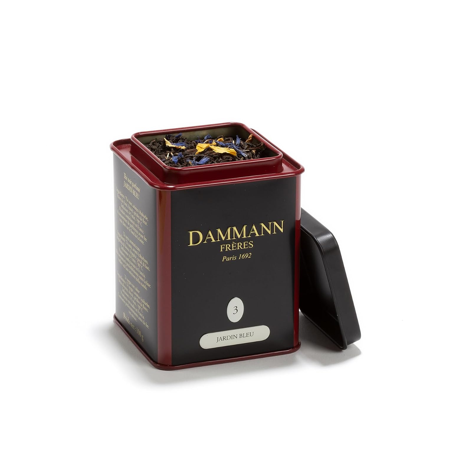 Dammann Freres Jardin Bleu black tea tin