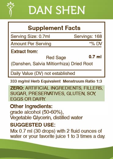 Dan Shen tincture for stress relief