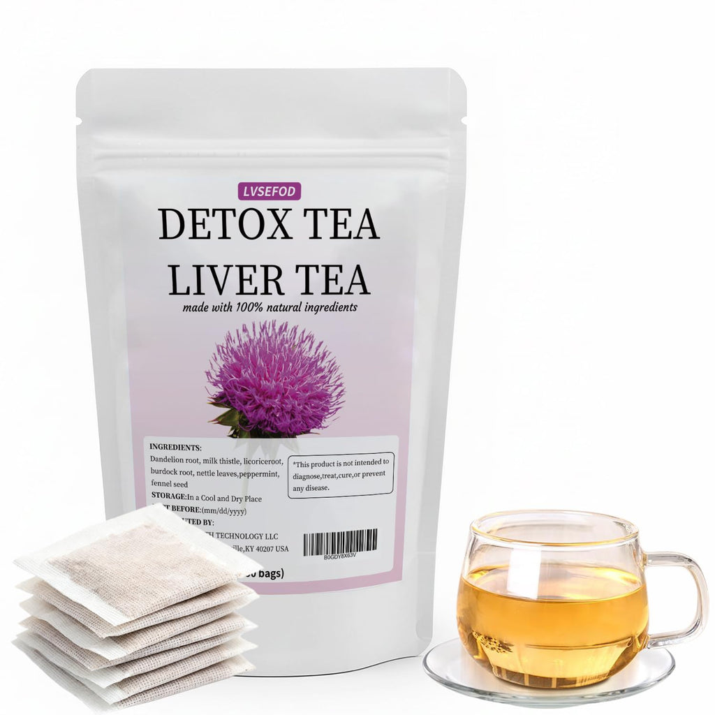 Dandelion burdock root detox tea bags