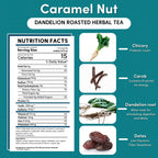 Dandelion caramel nut tea bags