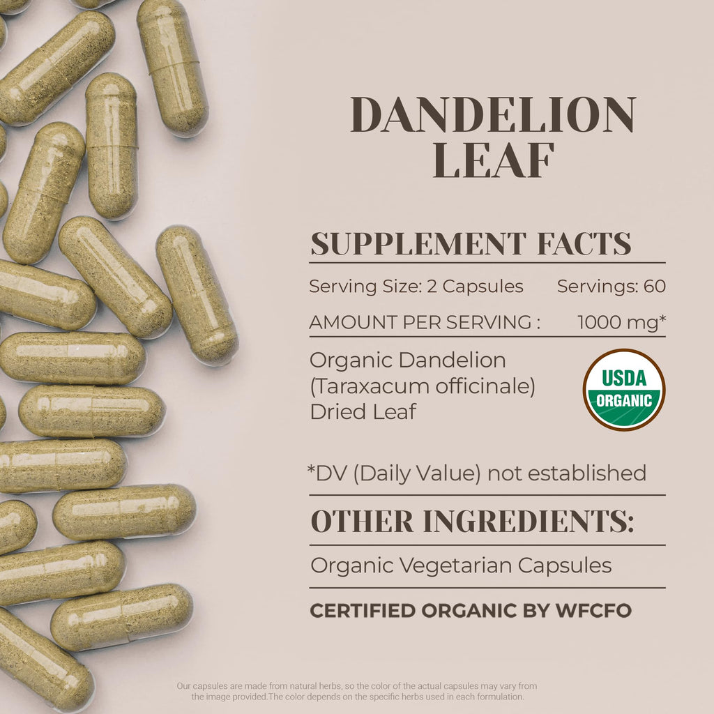 dandelion leaf for digestive health