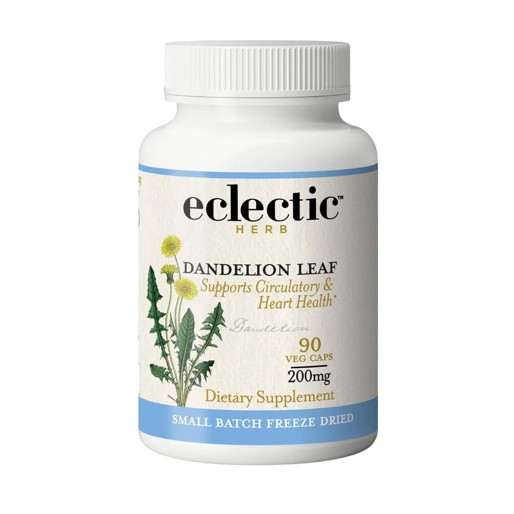 dandelion leaf herbal supplement capsules