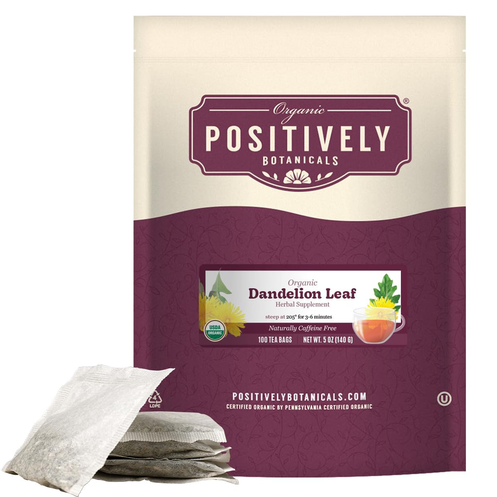 Dandelion leaf herbal tea bags